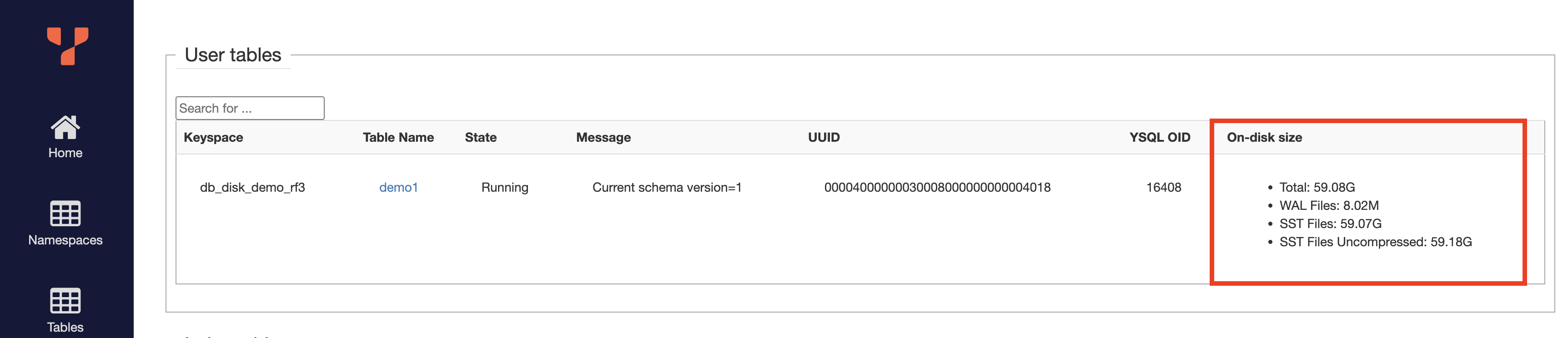 How to Check YugabyteDB Table Size and Disk Usage – Yugabyte